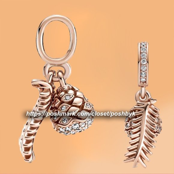 Pandora | Jewelry | Pandora Sparkling Pine Cone Dangle Charm 789557c ...